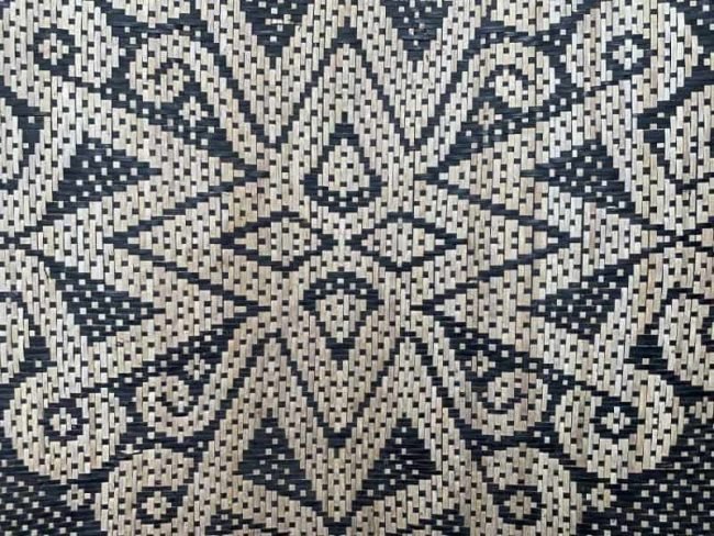 Rattan Placemat Traditional Weaving Dining Table Mat Fiber Art