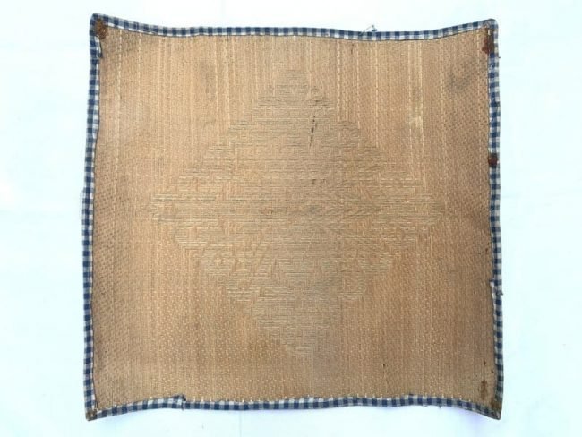 Rattan Placemat Traditional Weaving Dining Table Mat Fiber Art