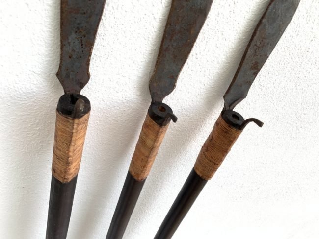 Traditional Blowpipe Spear Primitive Hunting Weapon Knife Tribal Asia