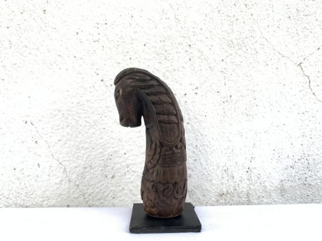 Keris Handle HILT HORSE Animal Figure Statue Sword Knife Dagger Kris
