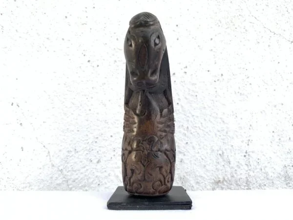 Keris Handle HILT HORSE Animal Figure Statue Sword Knife Dagger Kris