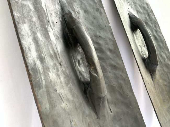 PAINTED ARMOR (1 pair) SHIELD Hand Painted Tribal Artwork Painting