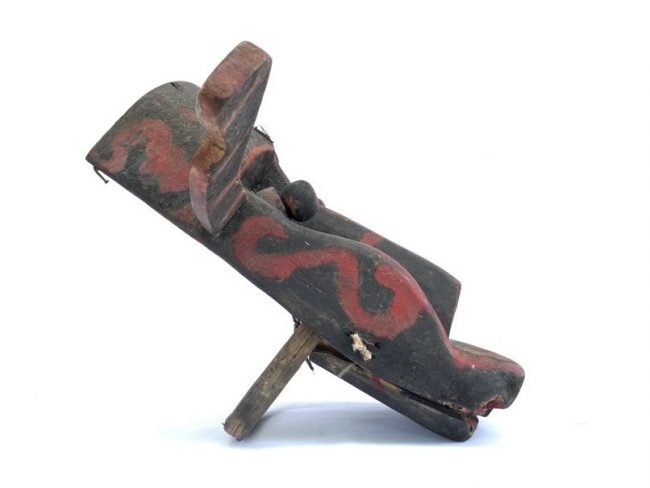 TRIBAL ARTICULATED MASK Bidayuh Dayak Borneo Wall Hanging