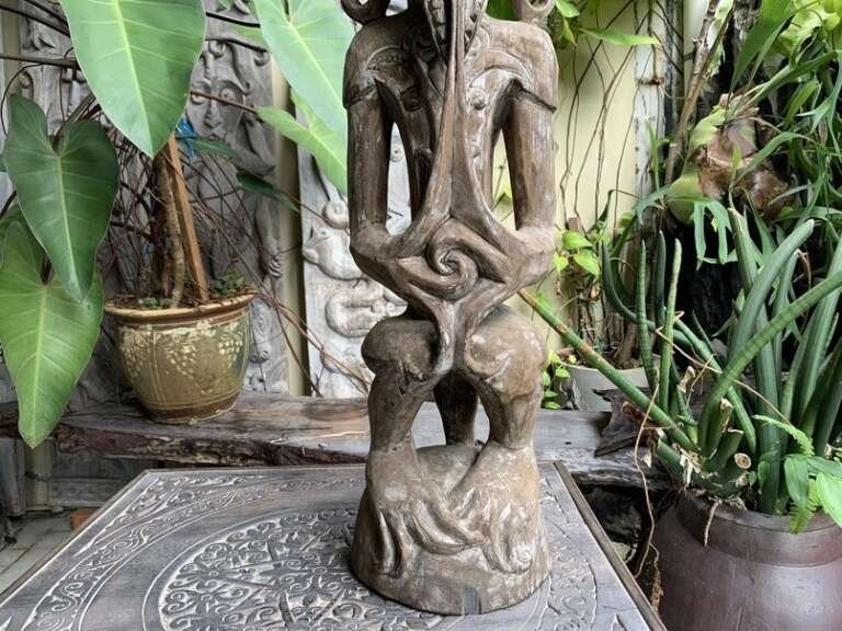 SCARY STATUE Pagan Shaman Sickness Spirit Sculpture Figurine